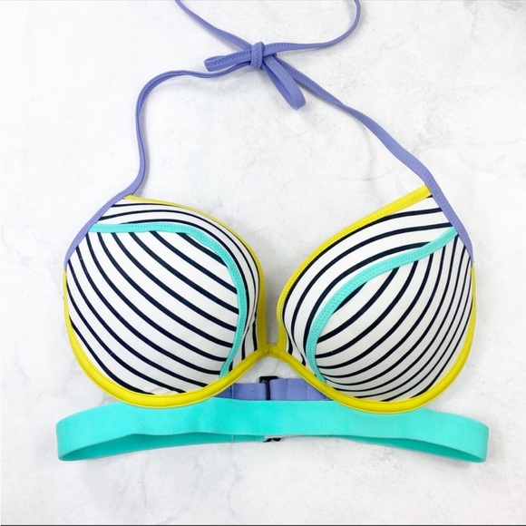 Victoria's Secret | Swim | Victorias Secret Beach Sexy Happy Stripe ...